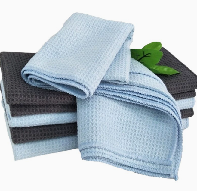 Microfiber Waffle Weave Dish Cloth For Car Detailing | Laurey
